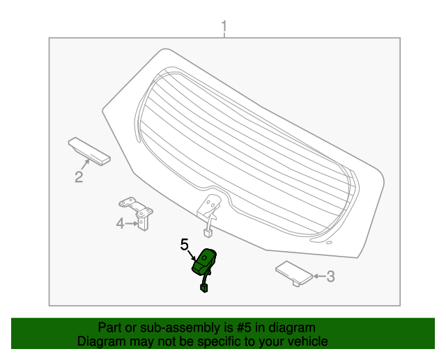 2017-2021 Kia Rear Camera 95760-G5000 | GetOEMParts.com