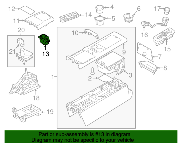2013-2015 Land Rover LR2 Prk Brake Switch LR045644 | JaguarParts.com