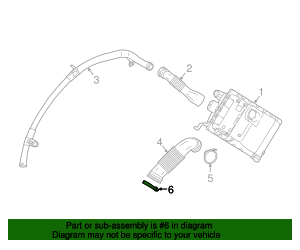 1995-2021 BMW Air Flow Tube Clamp 07-12-9-952-125 | BMWPartsDirect.com