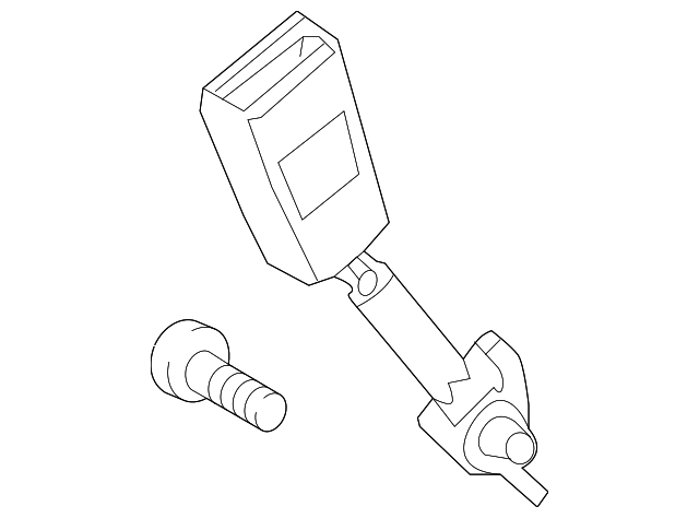 205-860-11-69-9051 - Buckle End 2017-2020 Mercedes-Benz | Mercedes-Benz ...