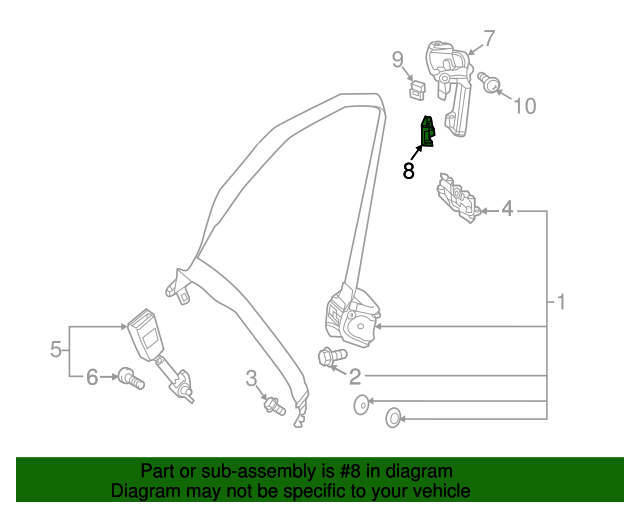 2006-2023 Mercedes-Benz Bumper Cover Support Rail Nut 004-994-14-45-64 ...