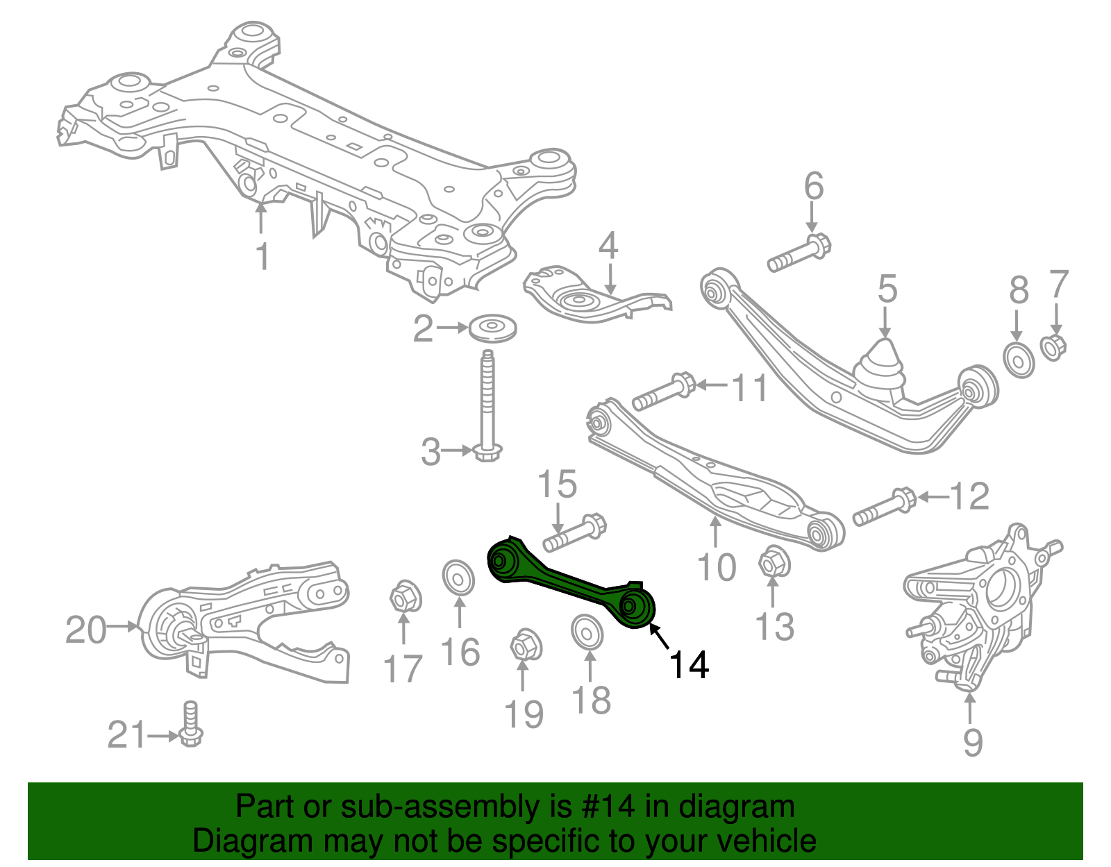 52345-THR-A00 - High-Quality Suspension Control Arm for 2018-2025 Honda ...