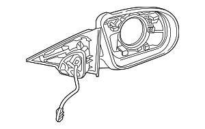 253-810-63-02 - Mirror Base - Left 2017-2020 Mercedes-Benz | Mercedes ...