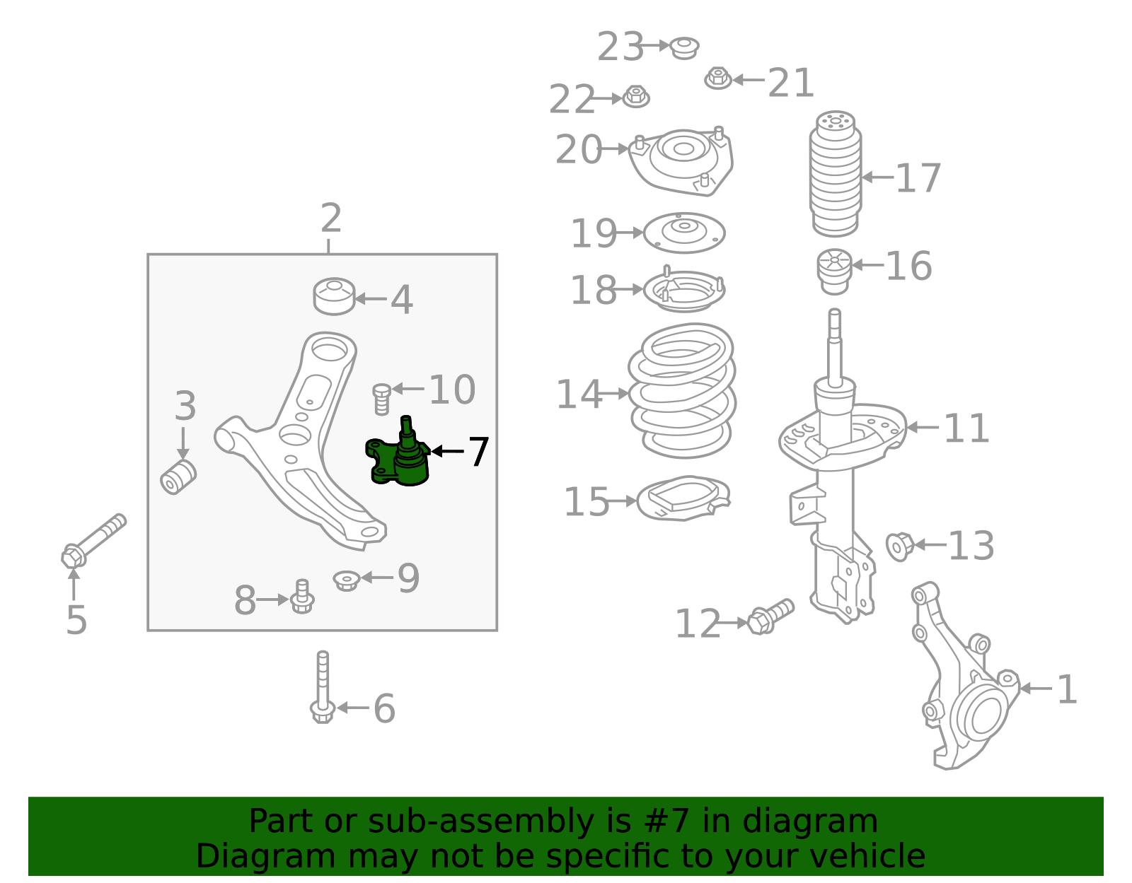 Genuine Ball Joint for 2019-2023 Hyundai | Part# 54530-S0000 | Hyundai ...