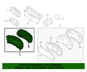 94011-G5620 - Cluster Assembly 2018-2019 Kia Niro | Kia.Parts Store