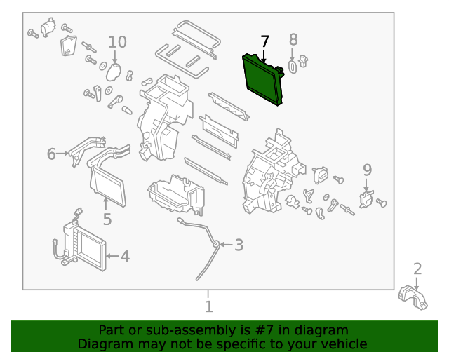 2019-2023 Hyundai Kona Electric A/C Evaporator Core 25670-K4000 | OEM ...
