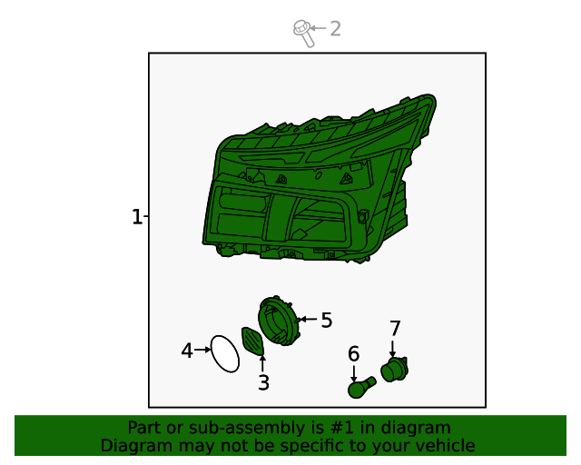 2021-2023 Hyundai Santa Fe Composite Assembly 92102-CL000 | OEM Parts ...