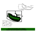 2020 Chevrolet Bolt EV Front Lower Grille 42729653 GM | GMPartsDirect.com