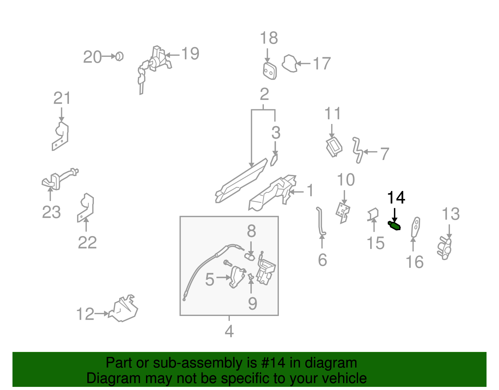 80520-JF00A - Dovetail Latch 2009-2024 Nissan GT-R | Group 1 Auto Parts