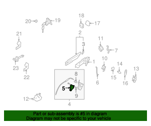 2003-2023 Nissan Door Lock Actuator Motor 80552-AL510 | OEM Parts Online