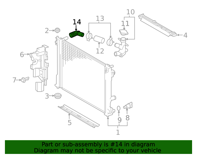16291-25020 - Connector Hose - 2021 Toyota RAV4 Prime | OEM Genuine ...