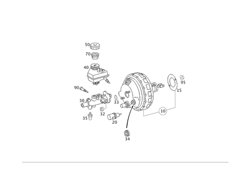 Brake Booster for 2004 Mercedes-Benz C 230 | Mercedes-Benz USA Parts