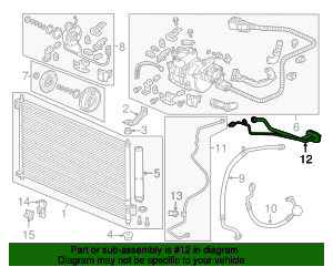 80320-TT1-A01 - Suction Pipe 2013-2015 Honda Civic | Honda Parts Online