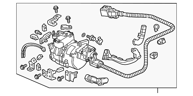 38810-R1A-A01 - Compressor 2012-2015 Honda Civic | Toronto Honda Parts