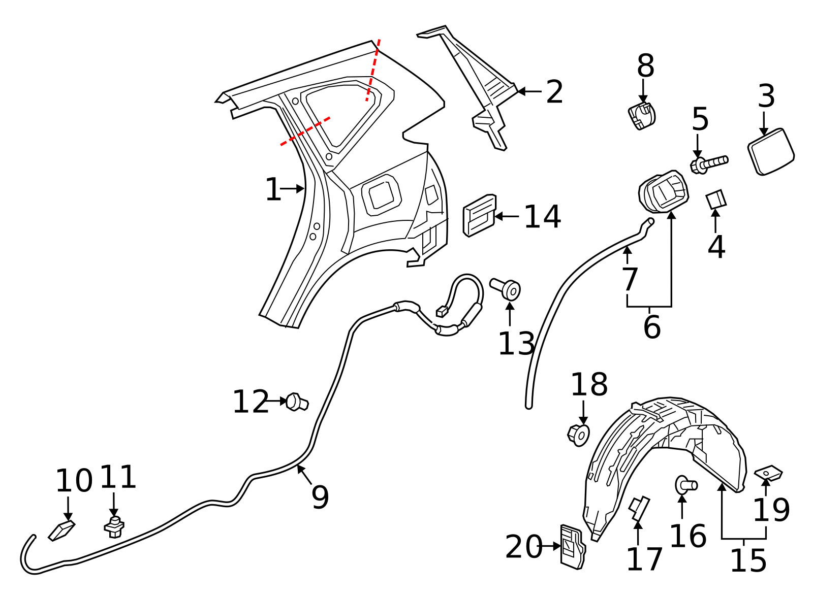90316-TK4-A01 - Nut, Rivet (6MM) 2017-2021 Honda | Honda Acura Online