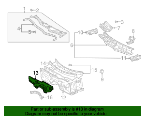Lexus OEM Dash Panel Insulator Part# 5522330150 | OEM Vehicle Parts