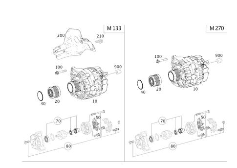 Alternator for 2017 Mercedes-Benz CLA250 | Mercedes-Benz USA Parts