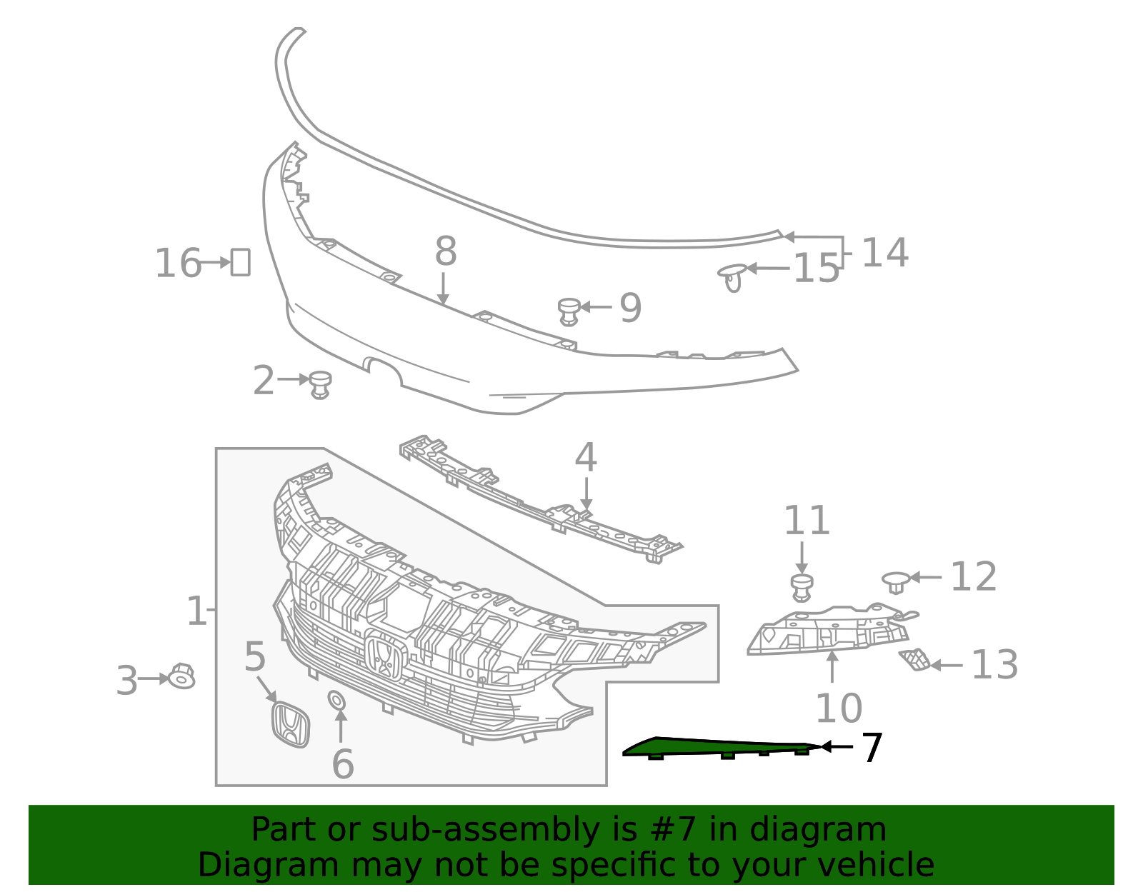 71202-T20-A01 - Side Trim 2022-2024 Honda Civic | Honda Parts Online