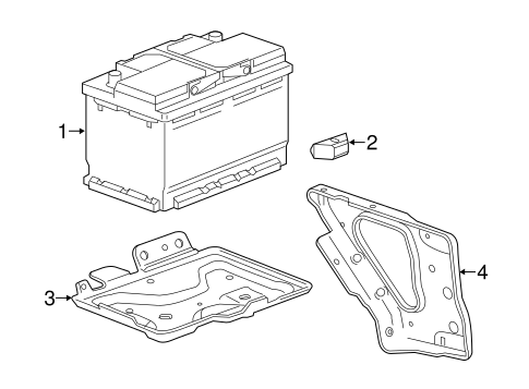 Battery for 2018 Chevrolet Silverado 1500 | GM Wholesale Direct