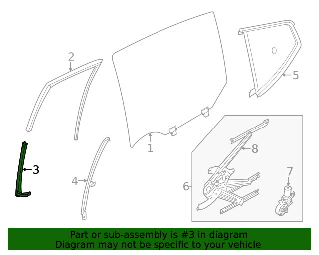 2020-2022 Nissan Versa Front Guide 82384-5EF0A | Nissan Parts Plus