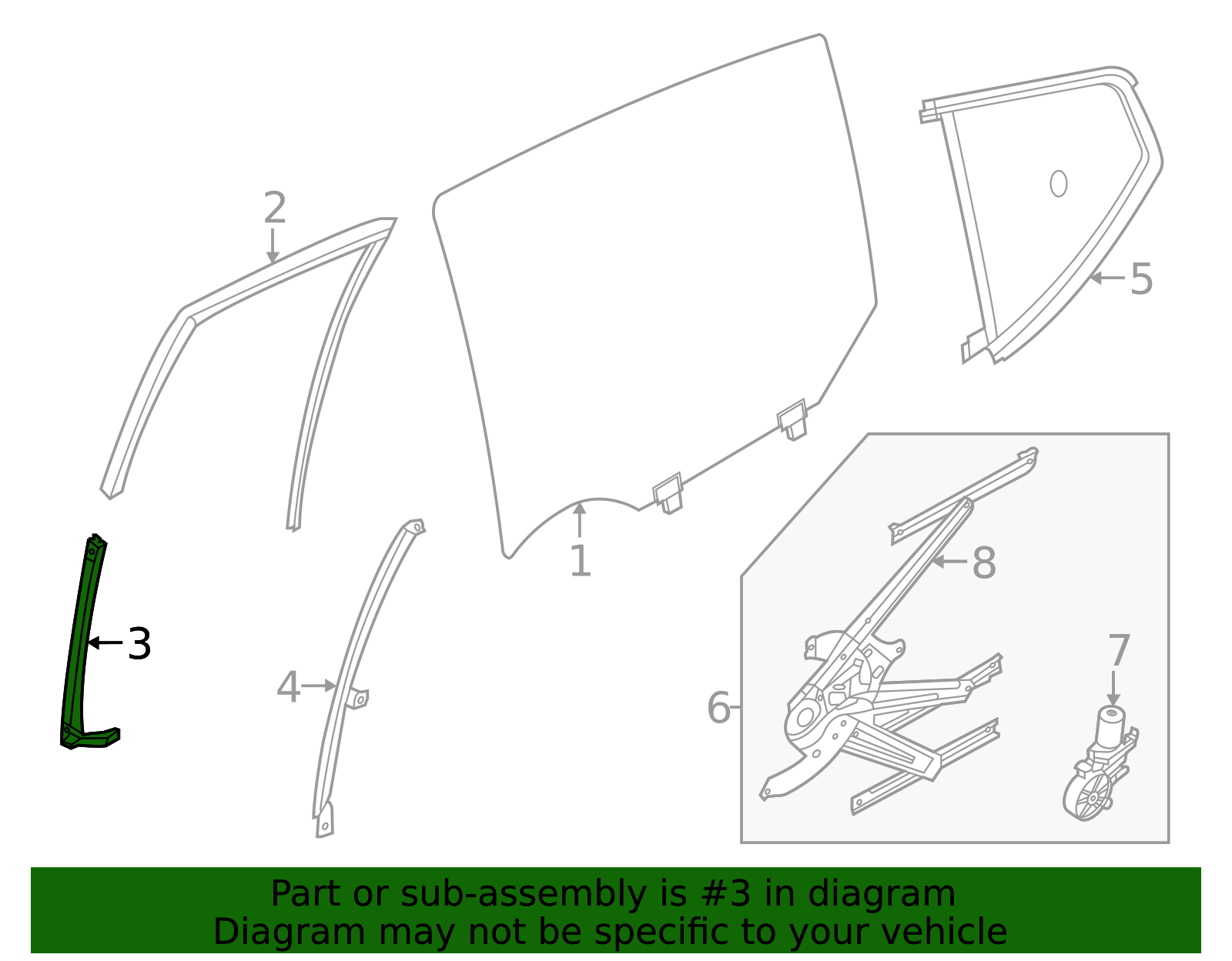 2020-2025 Nissan Versa Front Guide 82384-5EF0A | Nissan Parts Plus