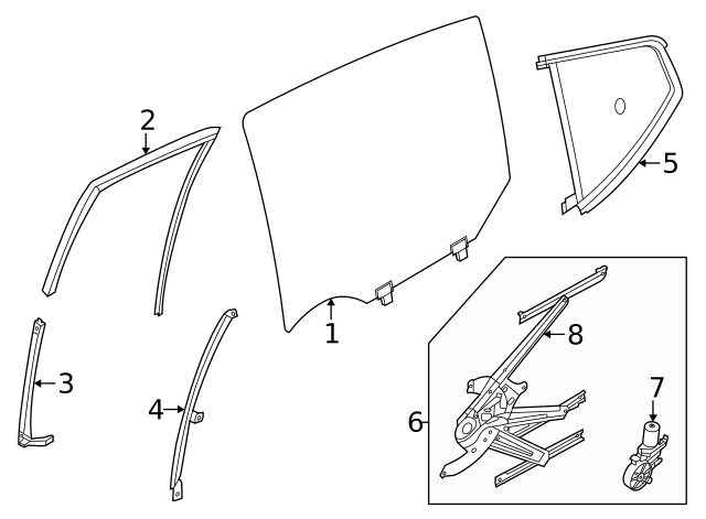 2020-2022 Nissan Versa Front Guide 82384-5EF0A | Nissan Parts Plus