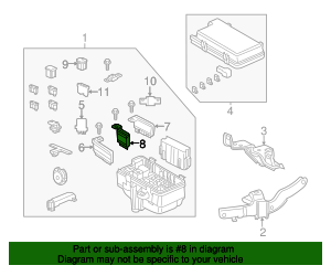 2014-2021 Honda Fuse, Multi Block 38234-T2A-003 | OEM Parts Online