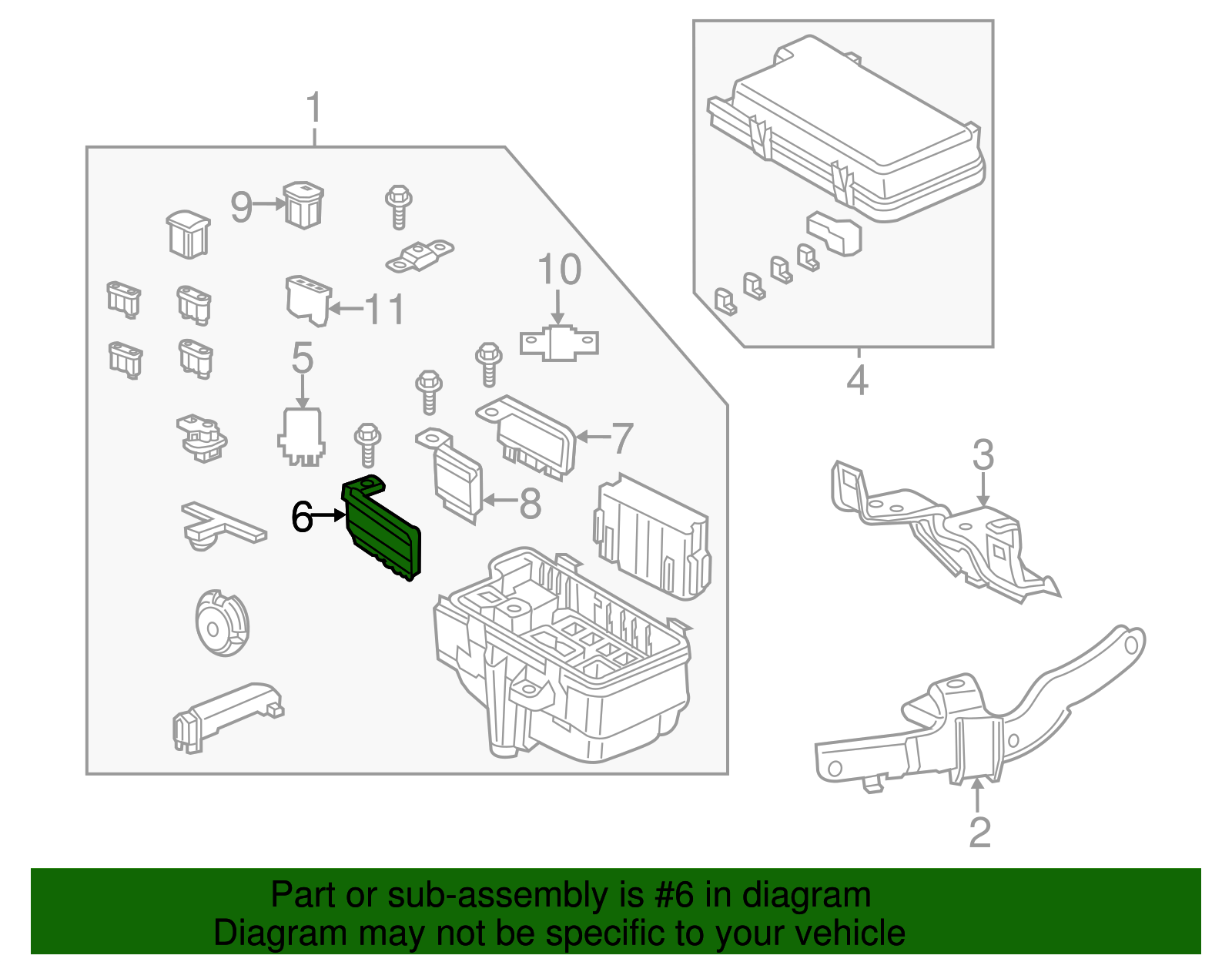 38232-T3W-A01 - Fuse 2014-2015 Honda Accord | Honda Parts Online