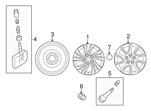 Wheels for 2012 Mazda 5 | OEM Vehicle Parts
