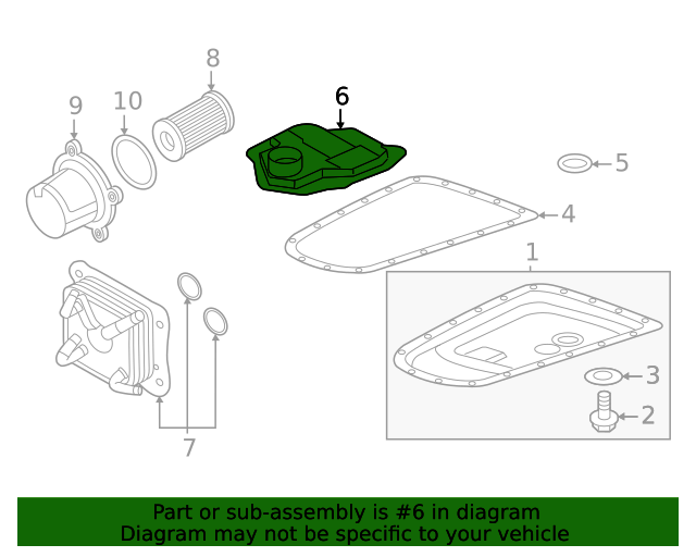 2022-2024 Mitsubishi Outlander Filter 2824A029 | Mitsubishi Parts ...