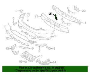 86635-A7210 - Impact Bar Lower Bracket 2014-2016 Kia Forte Koup | Kia ...