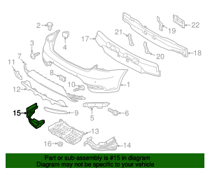 2014-2016 Kia Forte Koup Under Cover 86693-A7200 | QuirkParts
