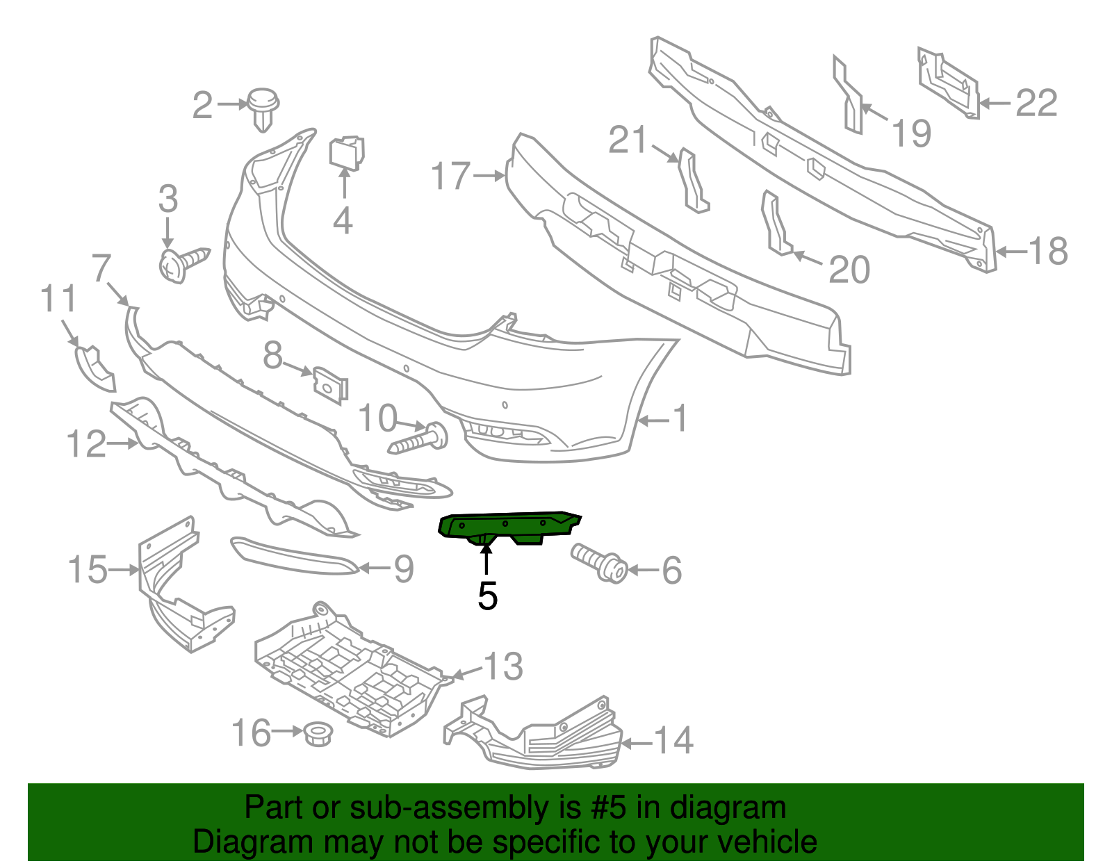 86613-A7200 - Side Retainer 2014-2016 Kia Forte Koup | Kia.Parts Store