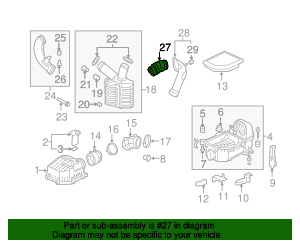 17251-RNA-A00 - 2006-2011 Honda Civic - Tube A Air In | Honda Parts Cheap