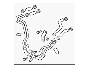 12698812 - Turbocharger Intercooler Coolant Hose - 2019-2020 Cadillac ...