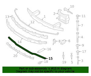 51117422221 - 2019-2025 BMW Lower Support (51-11-7-422-221) | BMW of ...