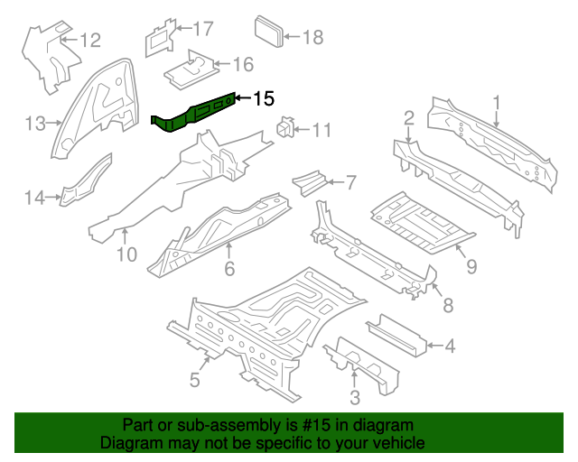 Genuine BMW 41-11-7-267-227 | Rear Extension | FREE Shipping on Most ...