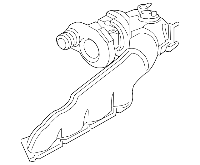 Genuine Audi 079-145-722-B | Exhaust Manifold | FREE Shipping on Most ...