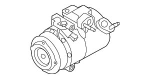 Genuine OEM Ford Part - Compressor Assembly DB5Z-19703-A | Genuine OEM ...