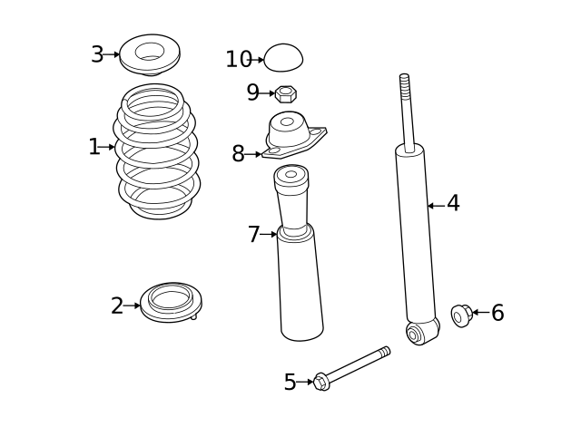 5Q0-511-115-FM - Coil Spring 2017-2024 Audi | AutoNation Parts