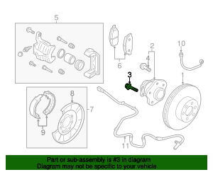 2011-2024 Nissan OEM NEW 2011-2020 Nissan 370Z Juke Nismo SV Lower Hub ...