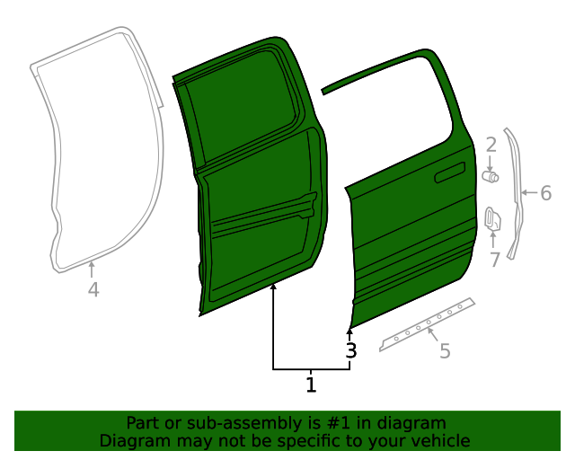 Door 68292549AH | TascaParts.com