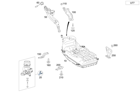 AdBlueÄ‚Â‚Ä¹Ë Container and Lines for 2025 Mercedes-Benz GLC300 ...