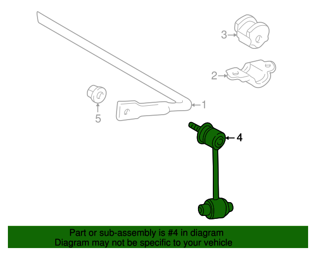 4056A112 - Stabilizer Link 2001-2006 Mitsubishi Montero | Mitsubishi ...