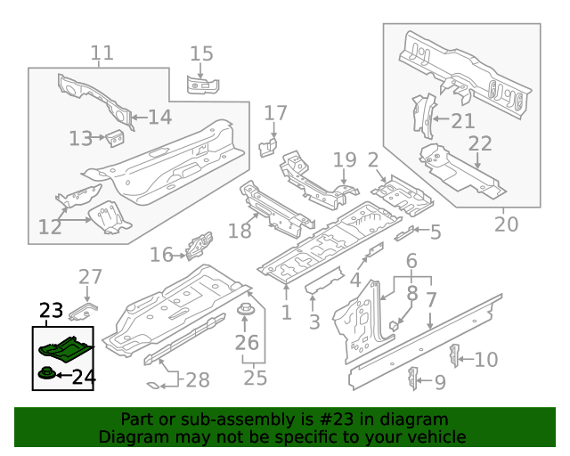 8W7-825-201-A - Front Shield 2018-2023 Audi | Audi OEM Parts