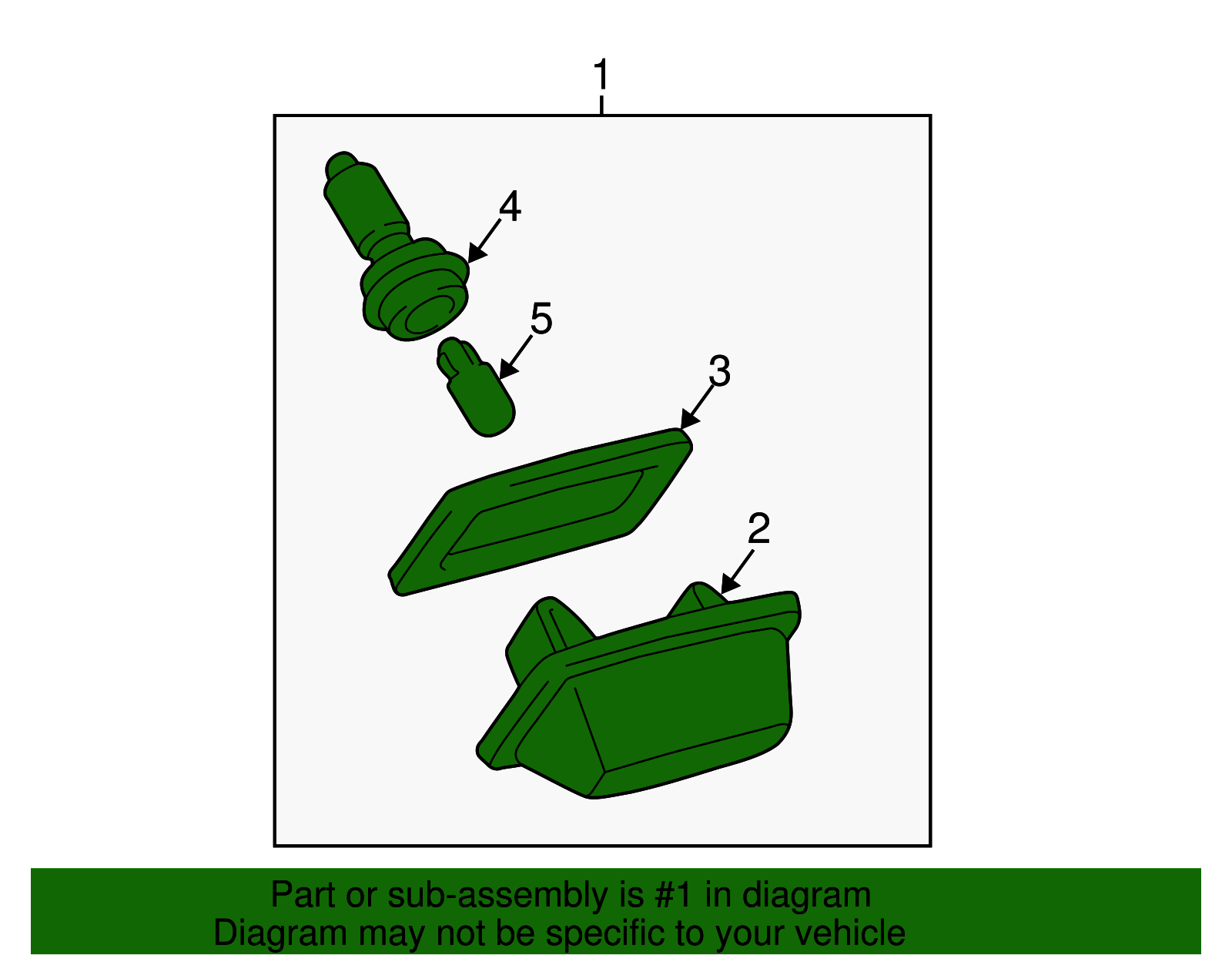 Toyota License Lamp Part# 81270ac020 | Toyota of Colorado Springs