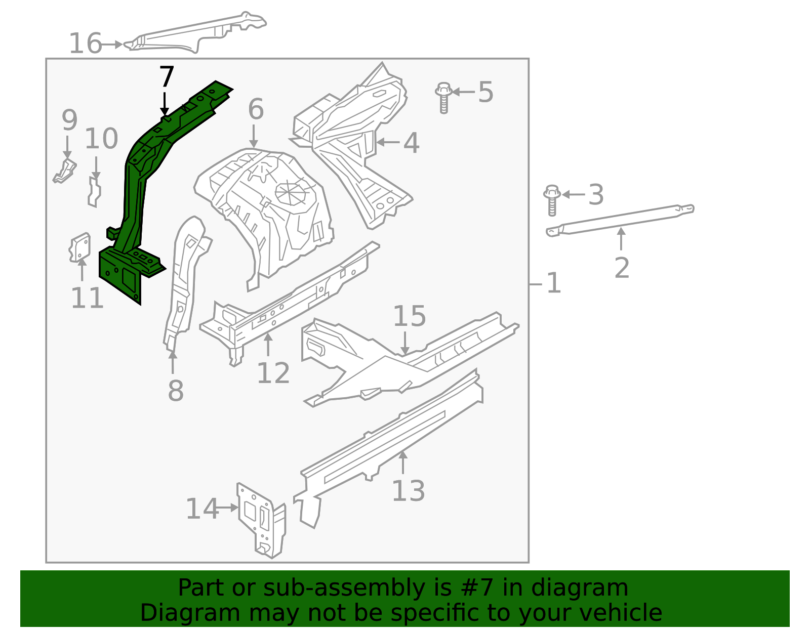 64537-D2500 - Upper Rail - 2020 Genesis G90 | Joseph Airport Hyundai