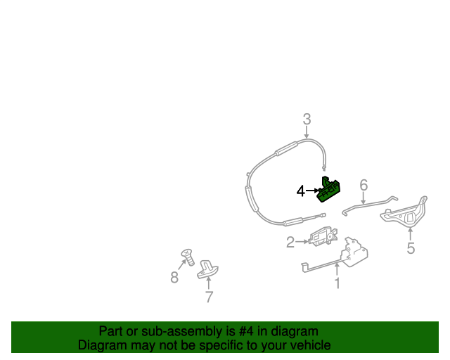 2014-2019 Nissan Versa Note Handle 90606-3WC0A | TascaParts.com