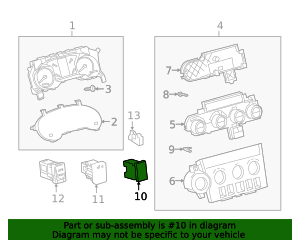 2018-2022 Toyota Sequoia Blank Cover 55539-0C120 | Toyota Parts Center