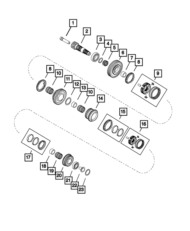 2013-2016 Mopar Fifth Gear 68109985AA | Mopar Estores